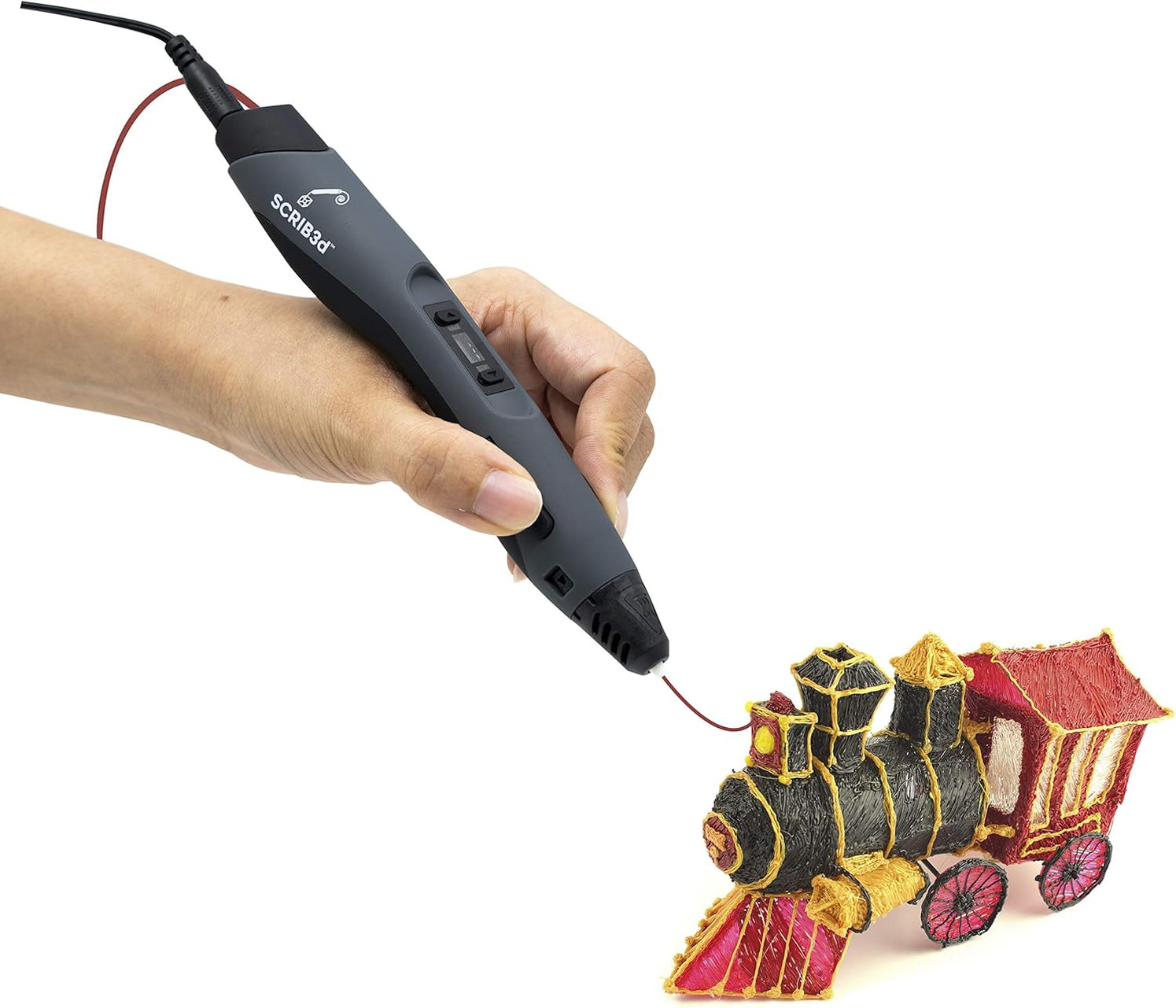 SCRIB3D Pen Filament Refills, 10 Colors, 100 Feet, 1.75mm PLA, Works w